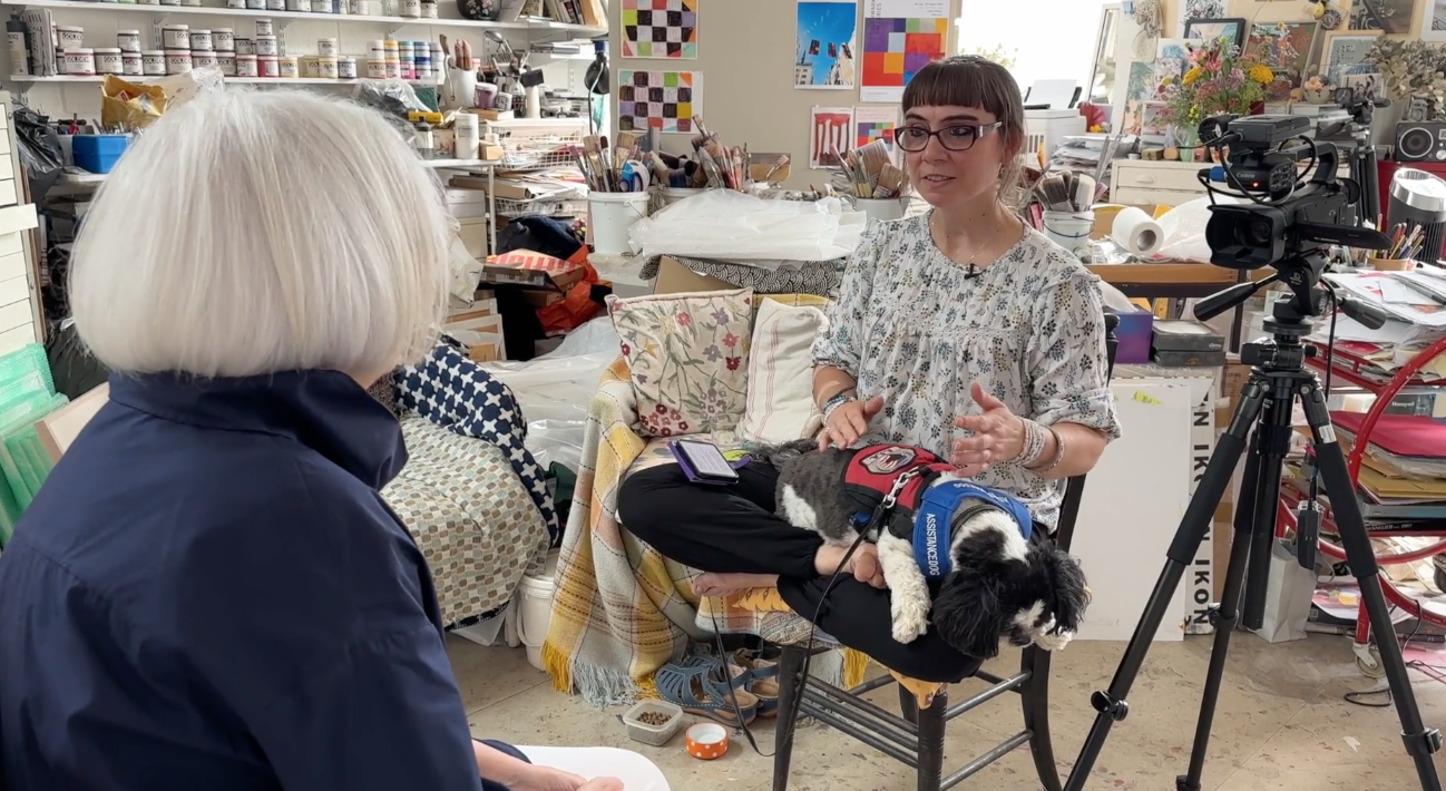 Interview with Mali Morris at Hatton Gallery, Newcastle upon Tyne ...